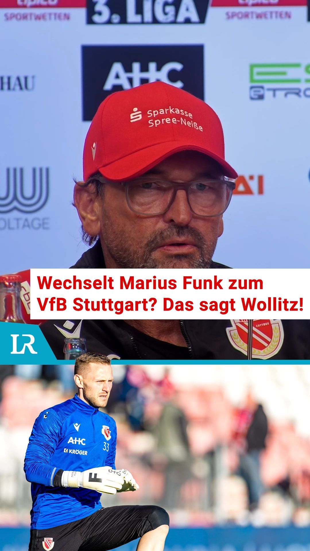 FCE-Trainer Wollitz spricht über Marius Funk und den VfB Stuttgart