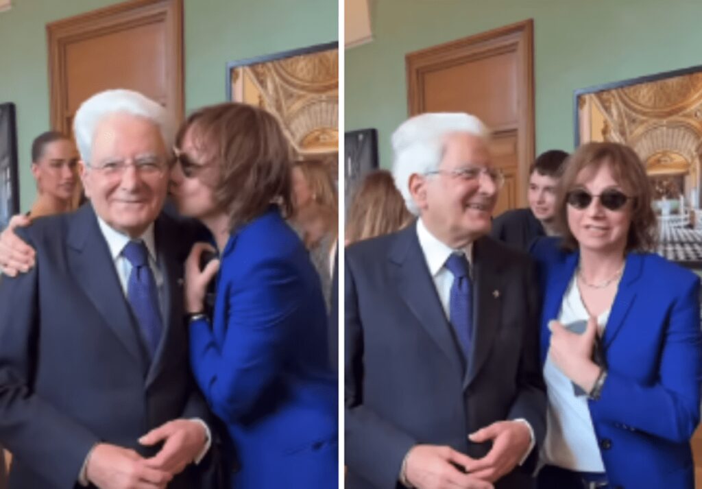 Gianna Nannini bacia… Mattarella: il video virale e la dedica al ...