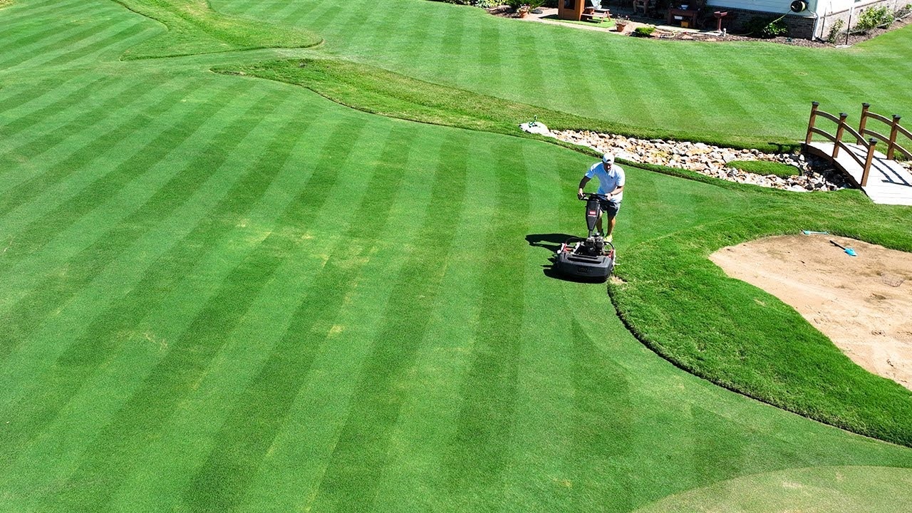 I mowed 25,000 sq ft with a push mower - big mistake?