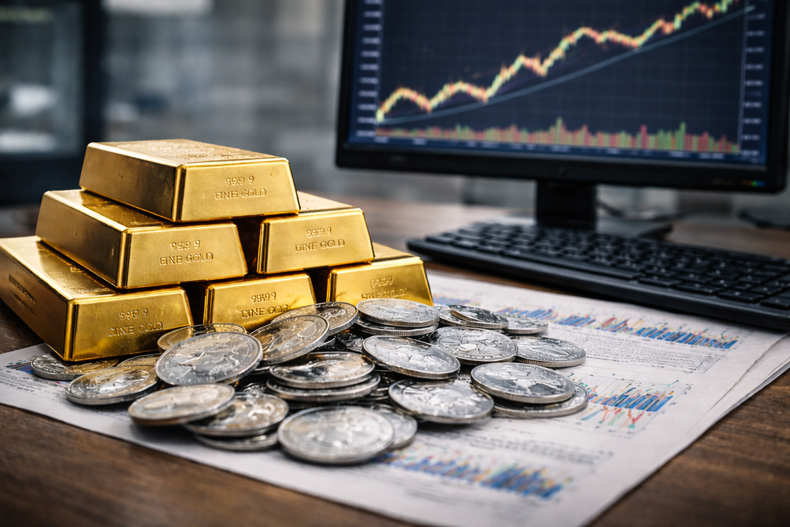 Commodity wrap: Gold dives 3%, silver sinks 10% as oil climbs on Hormuz ...