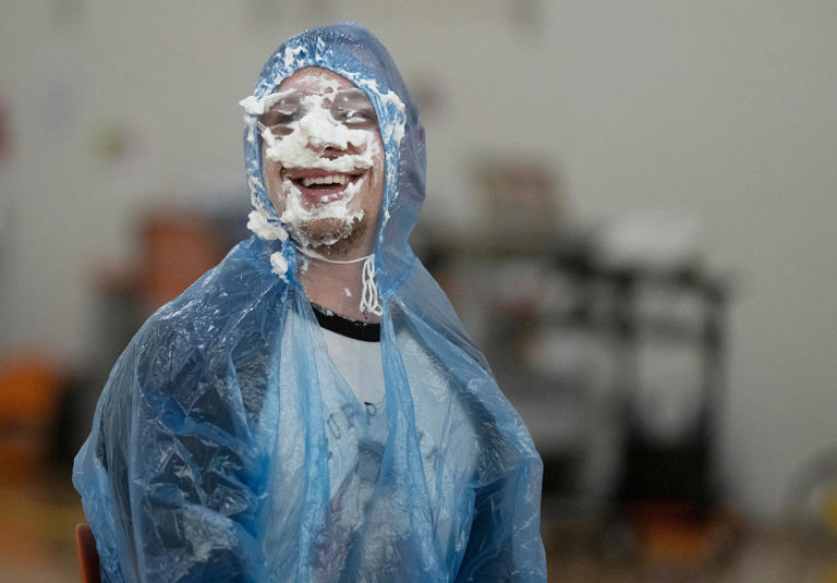 'Dude, it's insane.' Jackson school staff take pies to face to ...