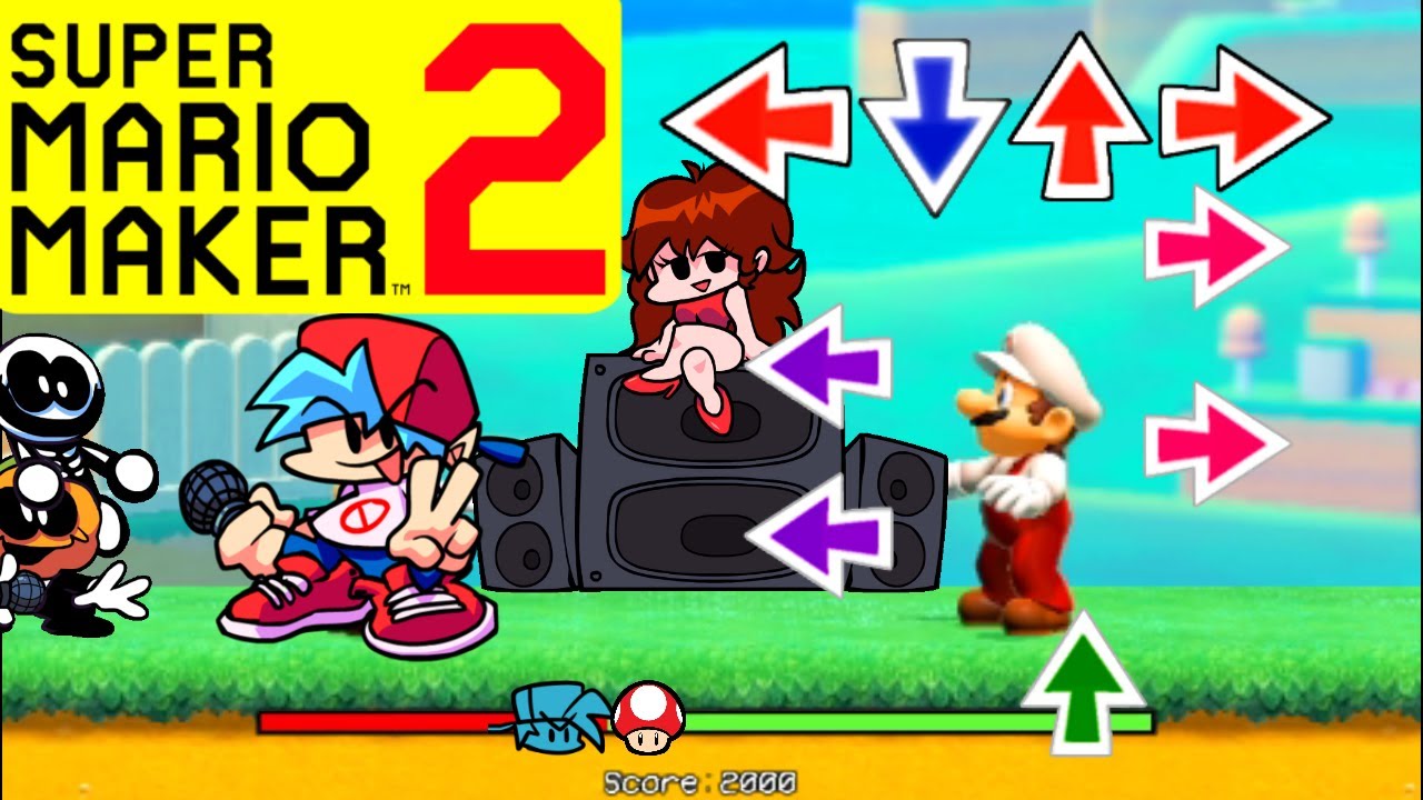 How I recreated Friday Night Funkin inside of Mario Maker