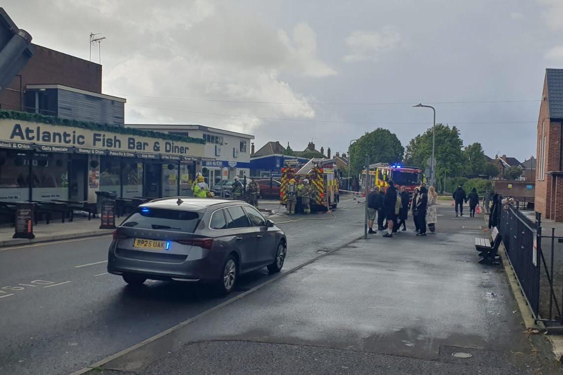 Fire at popular fish bar and diner in Skegness
