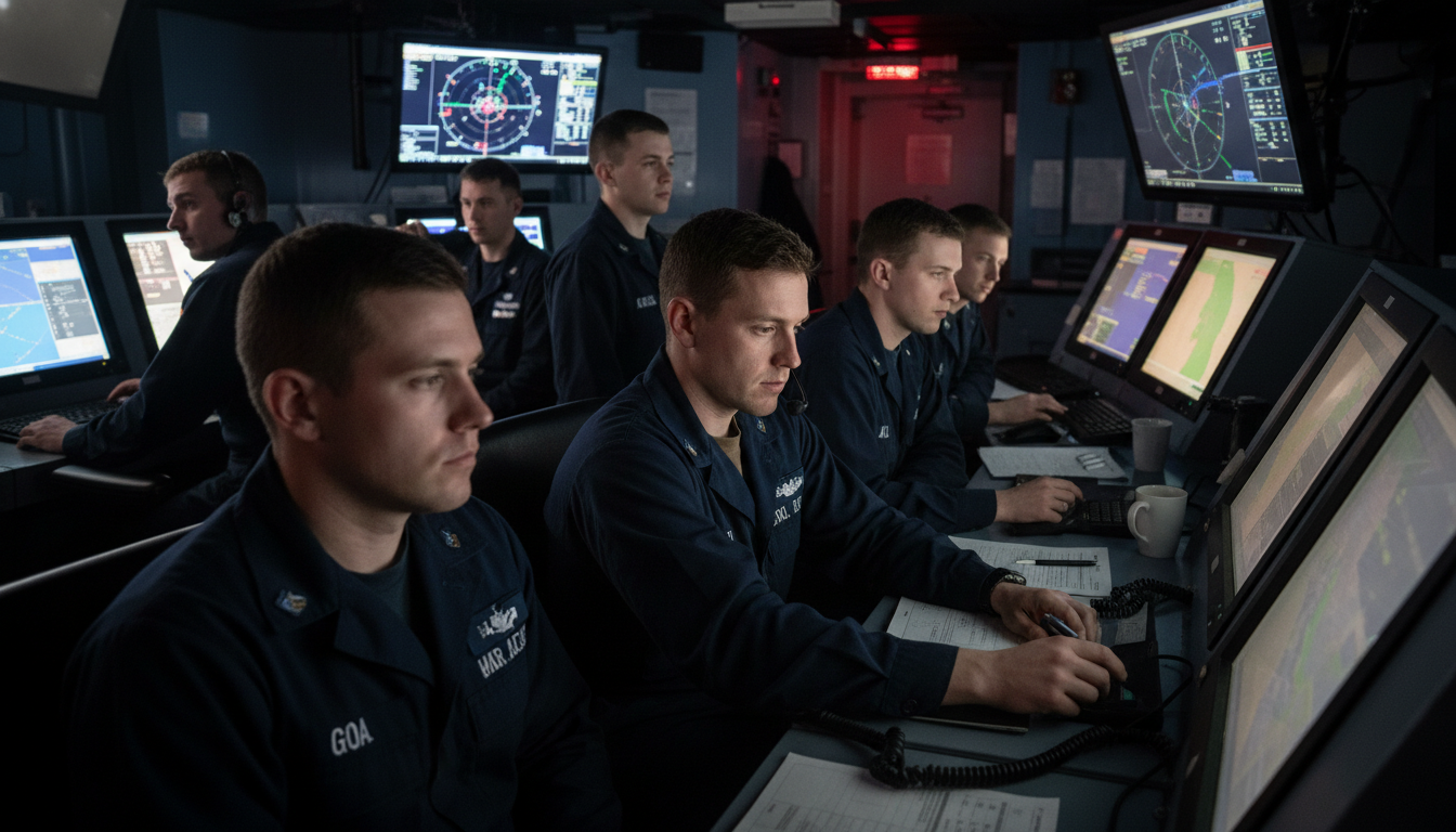 Life inside a gigantic US destroyer patrolling the seas at high speed