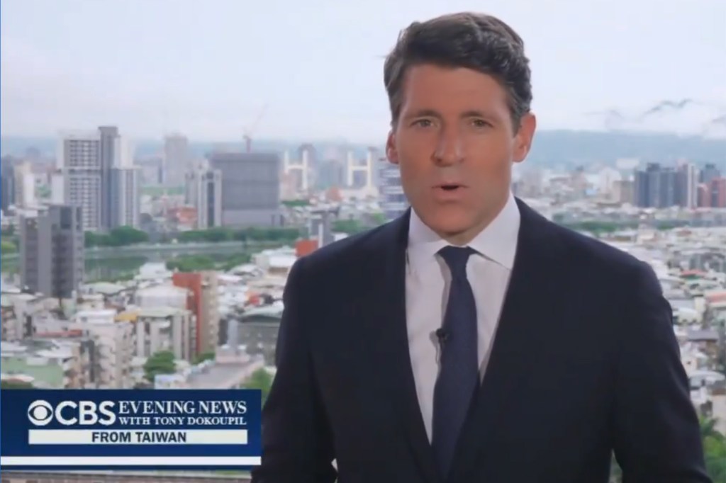 CBS News anchor Tony Dokoupil barred from broadcasting at Taiwan hotel ...