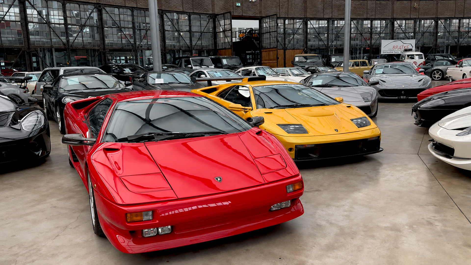 Exploring rare million dollar supercars hidden inside German restaurant