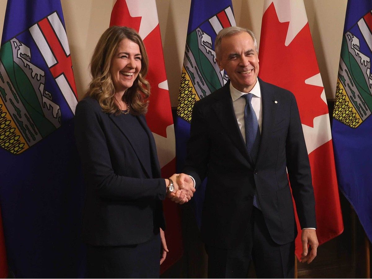 'A good day for Alberta and for Canada': Smith, Carney sign deal on oil ...