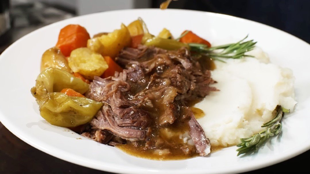 Mississippi pot roast with Smokin' and Grillin' with AB