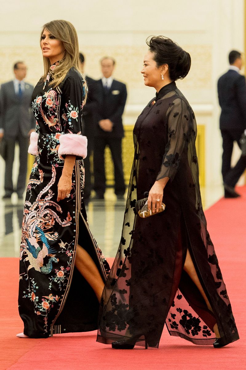 Melania Trump’s China-inspired Gucci look turns heads again amid Trump ...