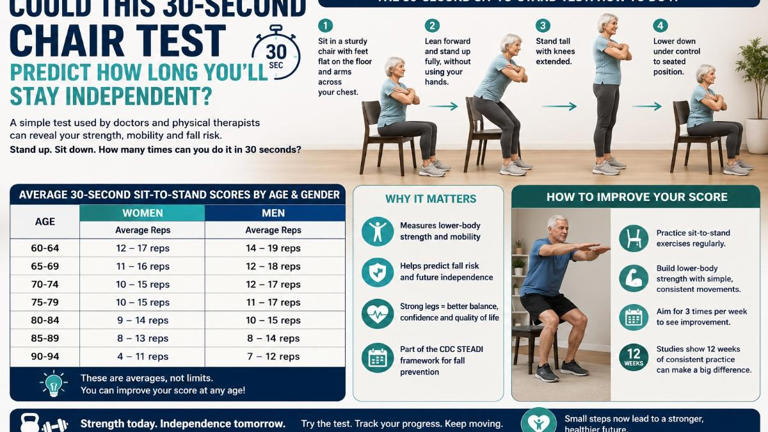 Could This 30-Second Chair Test Predict How Long Youll Stay Independent?