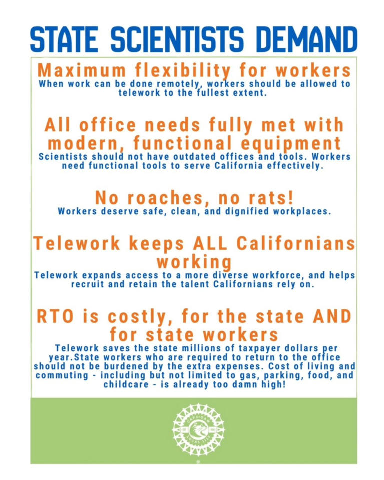 Unions moan as California state workers ordered back into the office 4 ...