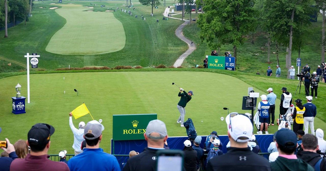 PGA Championship got underway with opening tee shot controversy