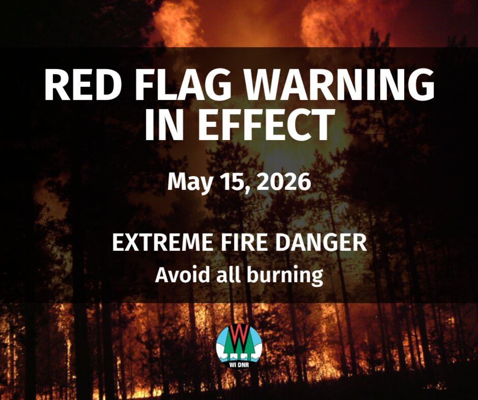 Southern Wisconsin under moderate fire danger, 11 northern counties ...