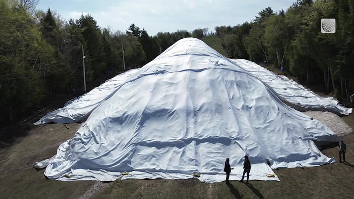 Can this Canadian ski hill save 18,000 cubic metres of snow for next ...