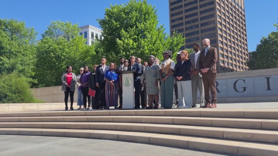 Georgia Black Legislative Caucus protests upcoming redistricting ...