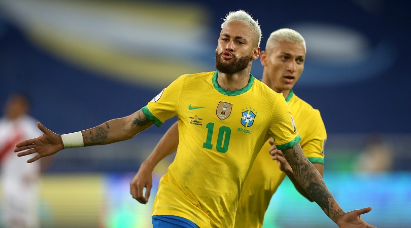 Brazil's Neymar expected to miss two to three weeks with calf injury