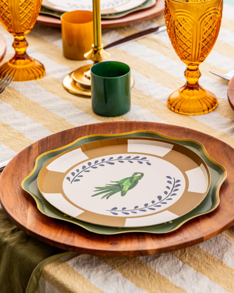 Table Two Studio’s luxe paper plates will change how you entertain
