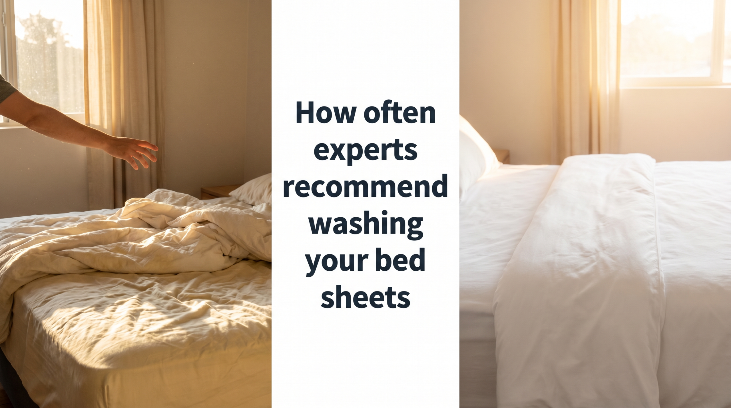 How often experts recommend washing your bed sheets
