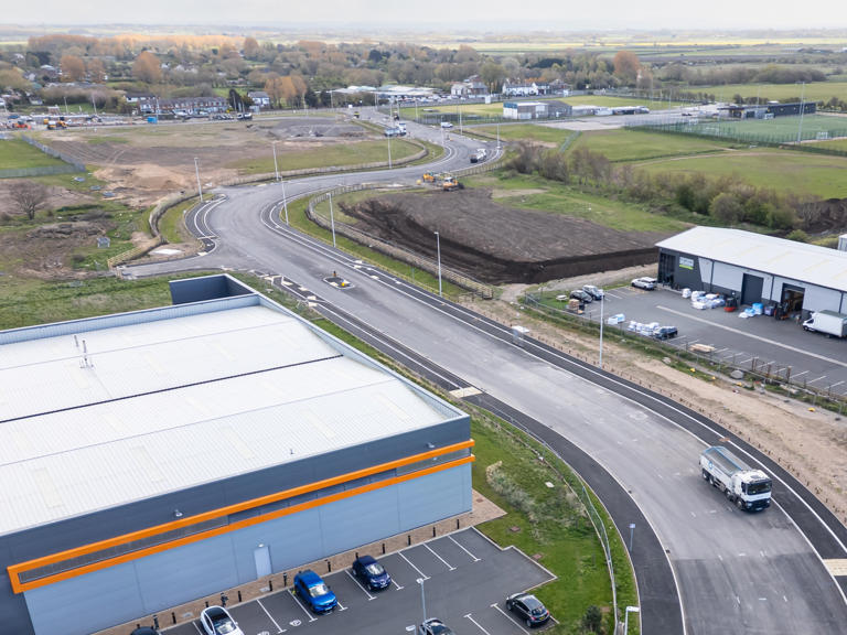 HGV nightmare on brand new Blackpool Airport Enterprise Zone road
