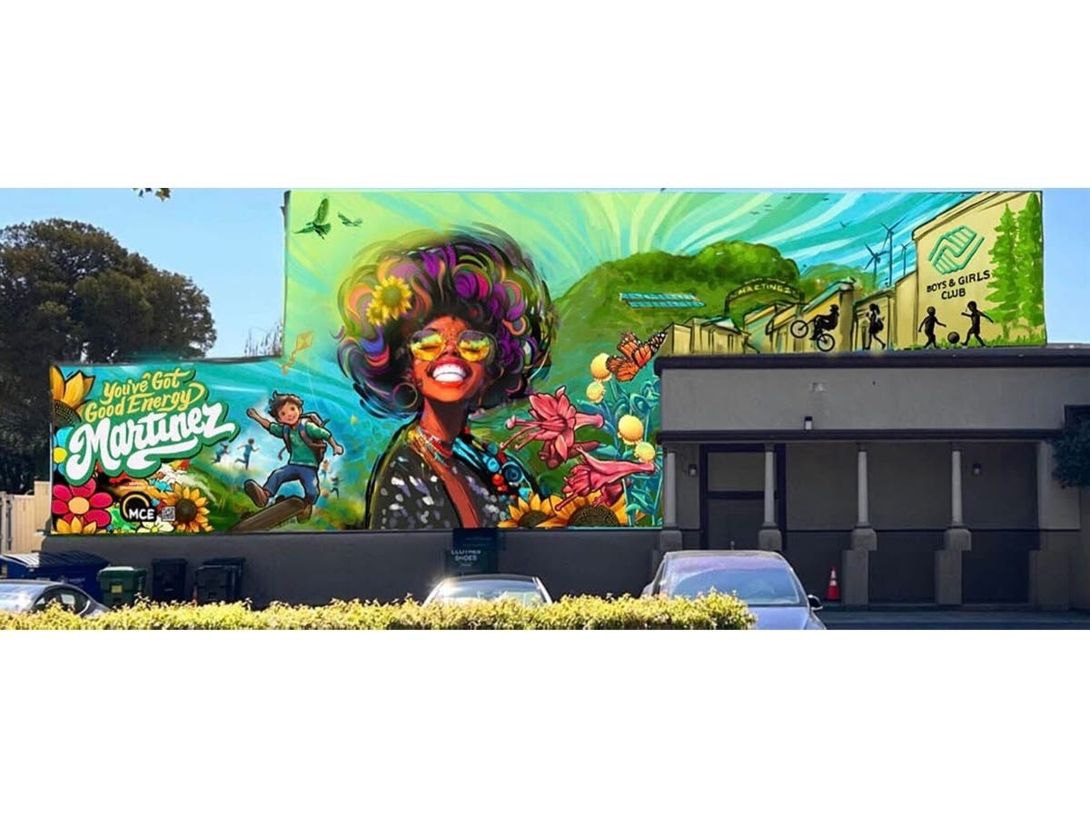 Art with a purpose: Artists transform youth club wall