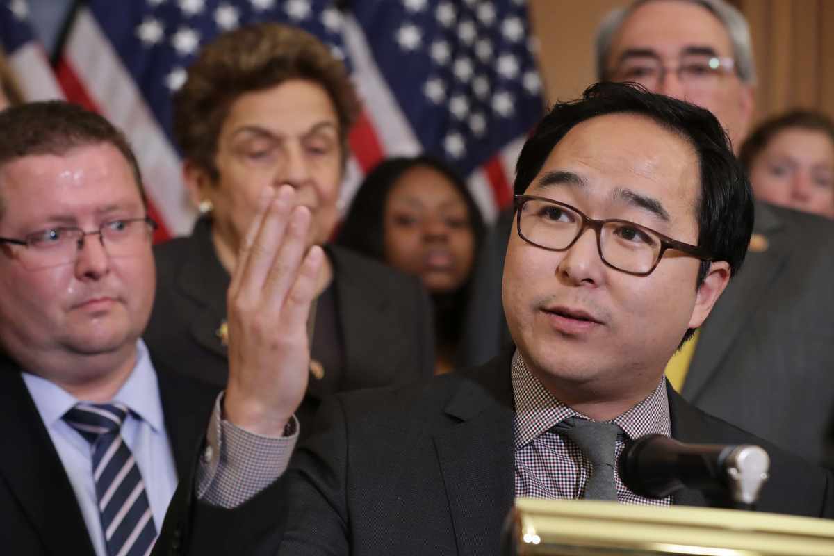 Sen. Andy Kim pepper sprayed by ICE agents during clash outside New ...