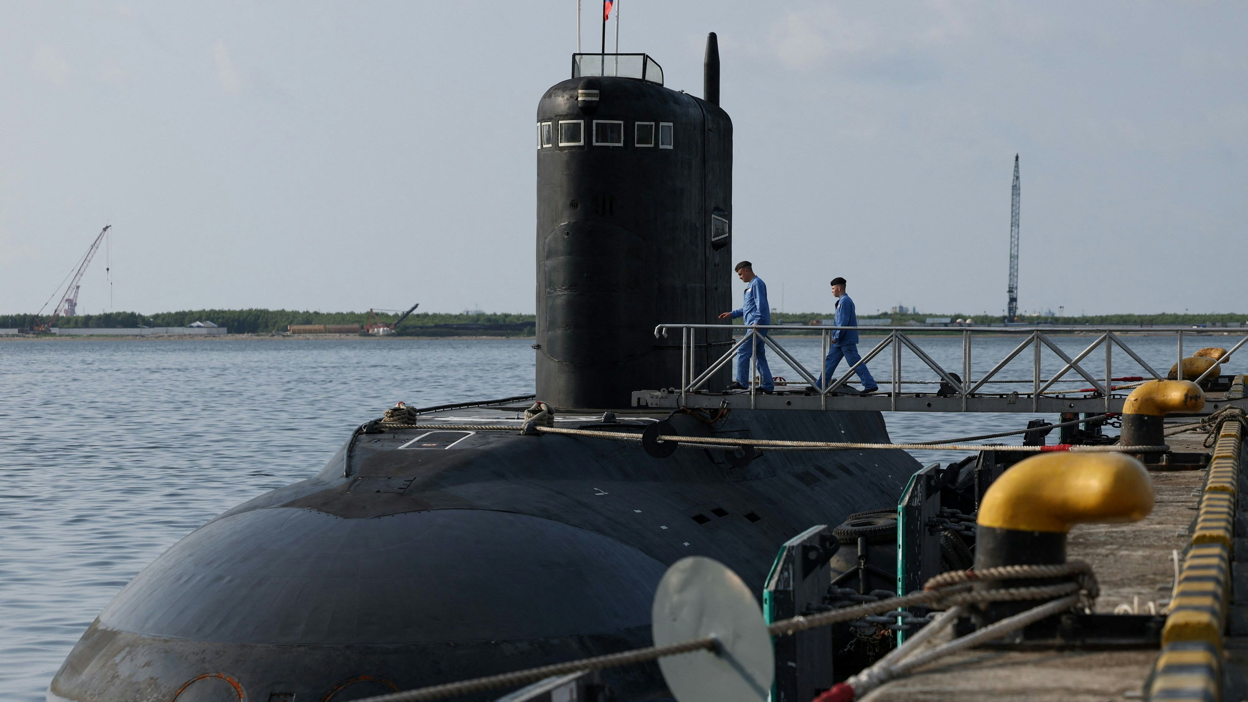 Neue Satelliten-Bilder zeigen russische U-Boot-Basis