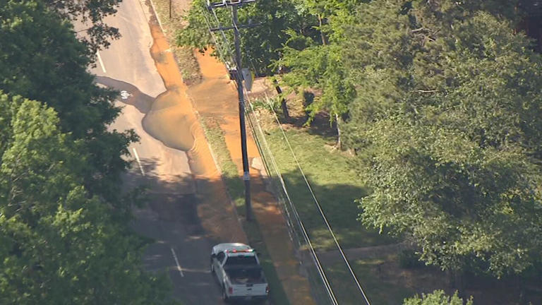Water main break shuts down busy road in Meyers Park