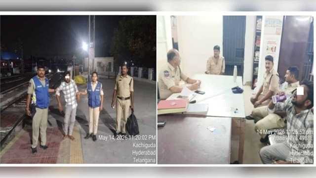 Drunk man calls cops while lying on railway track in Hyderabad, rescued