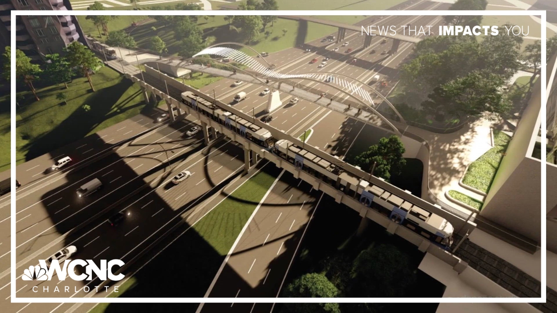 Lane closures postponed for I-277 Rail Trail Bridge project