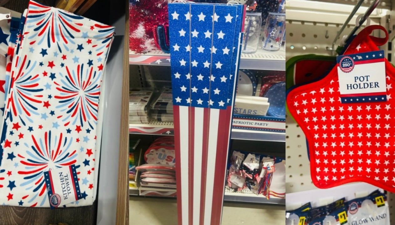 Dollar General just dropped $1 and up patriotic decor for your whole home