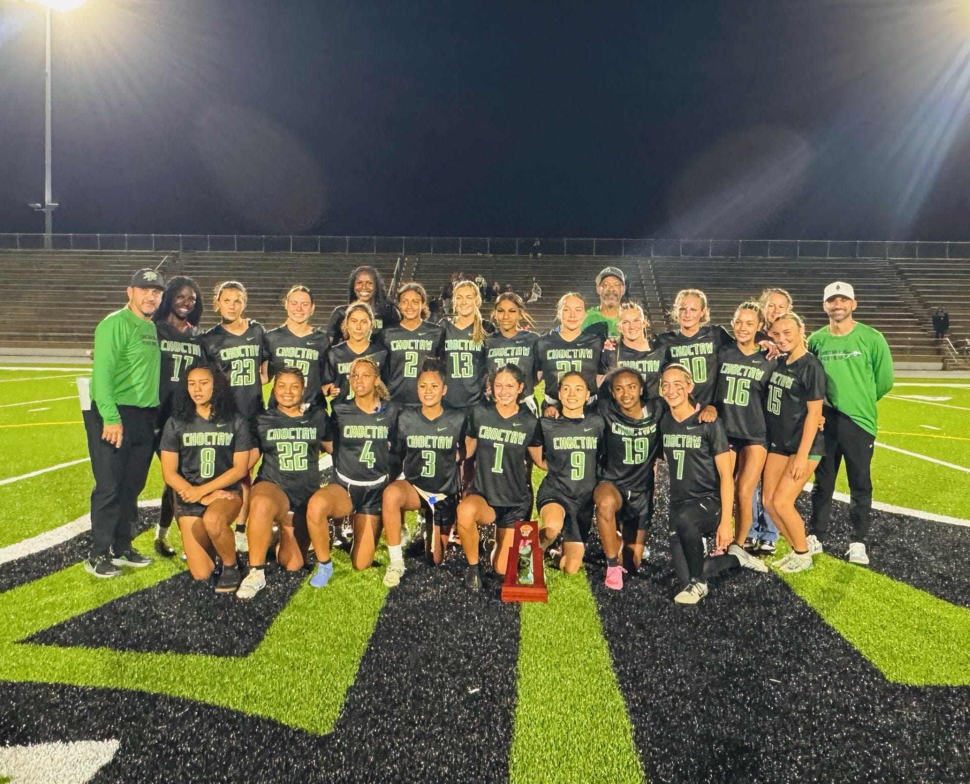 Choctaw flag football's bid to return to state title game falls short