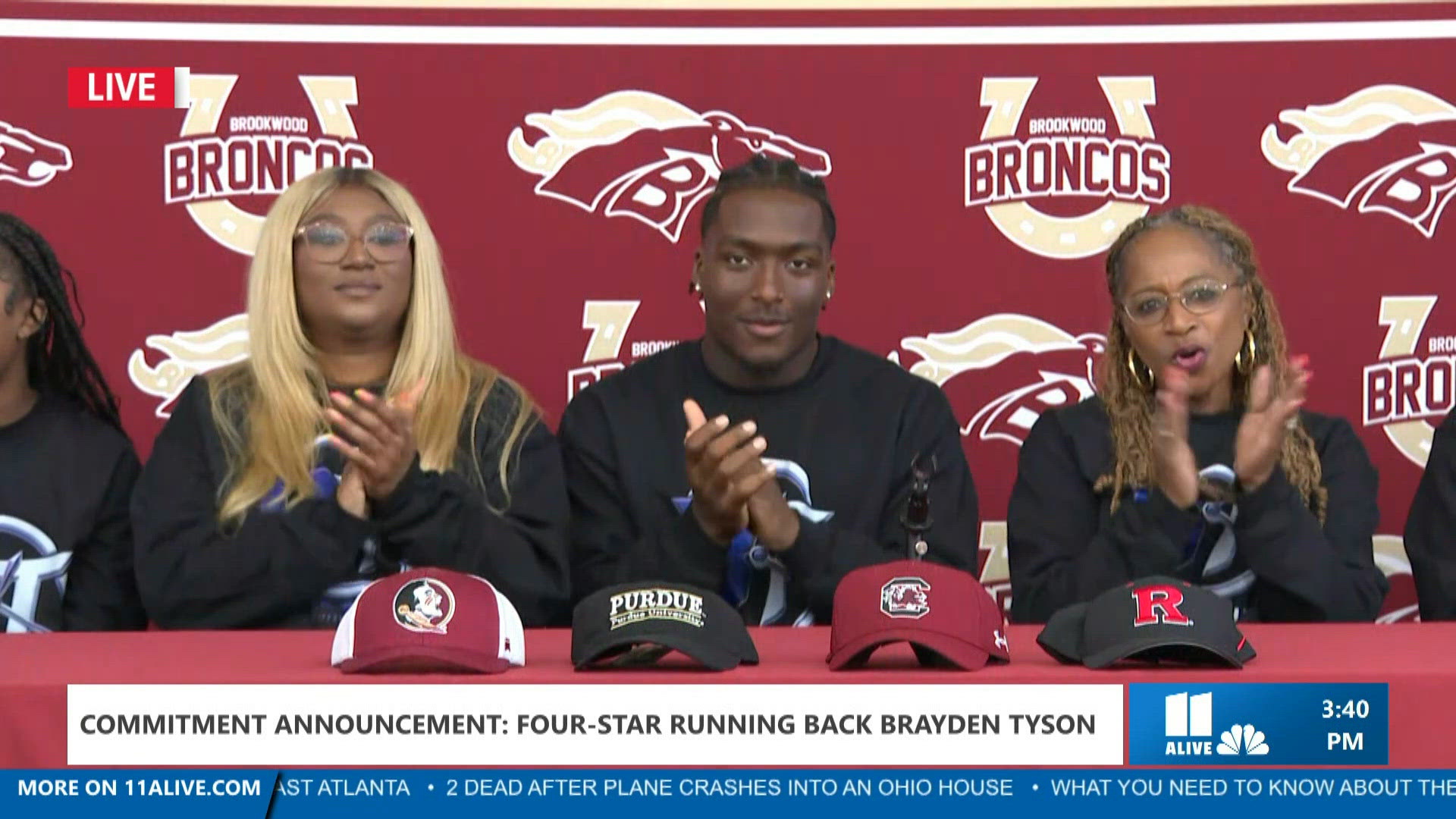 Four-star running back Brayden Tyson announces commitment