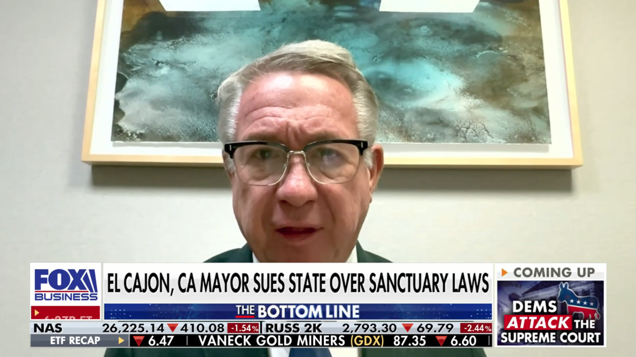 El Cajon, California mayor Bill Wells sues state over sanctuary laws