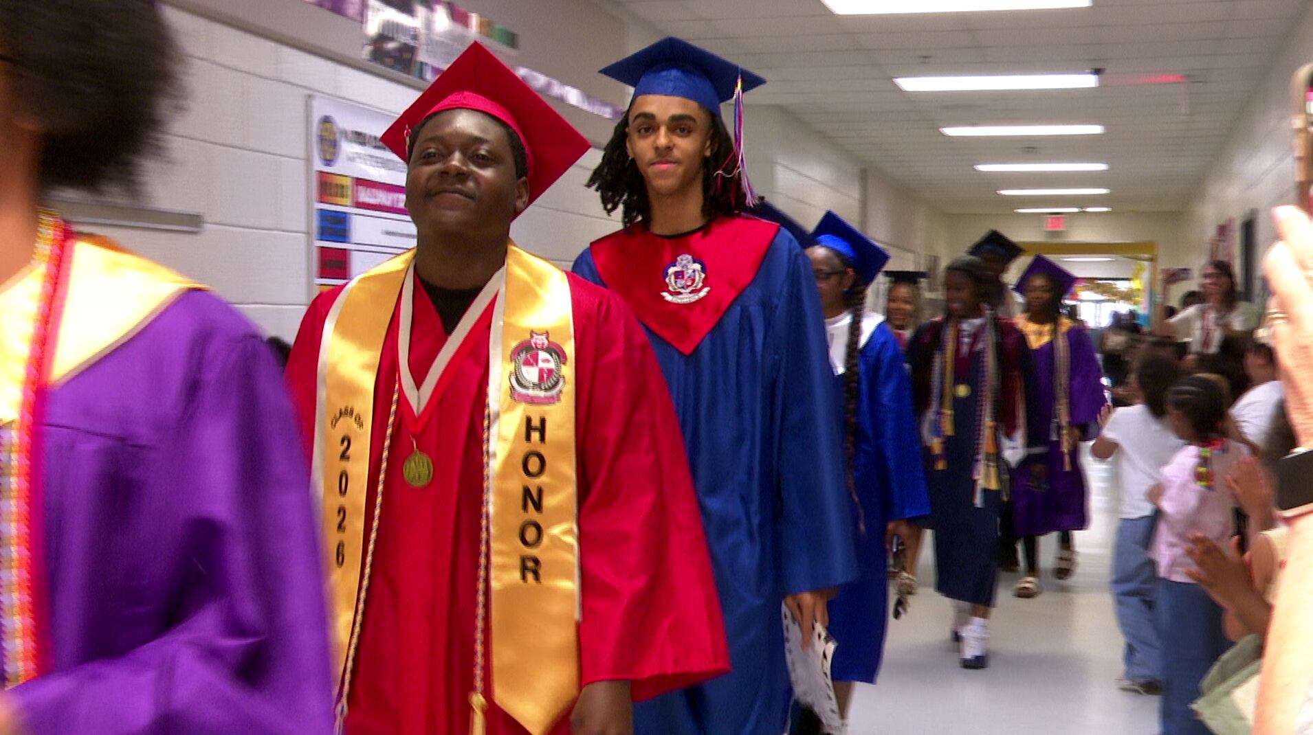 Richmond County seniors walk elementary school halls one last time