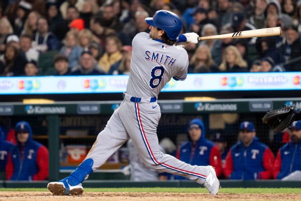 Rangers' Josh Smith hospitalized at least week with viral meningitis