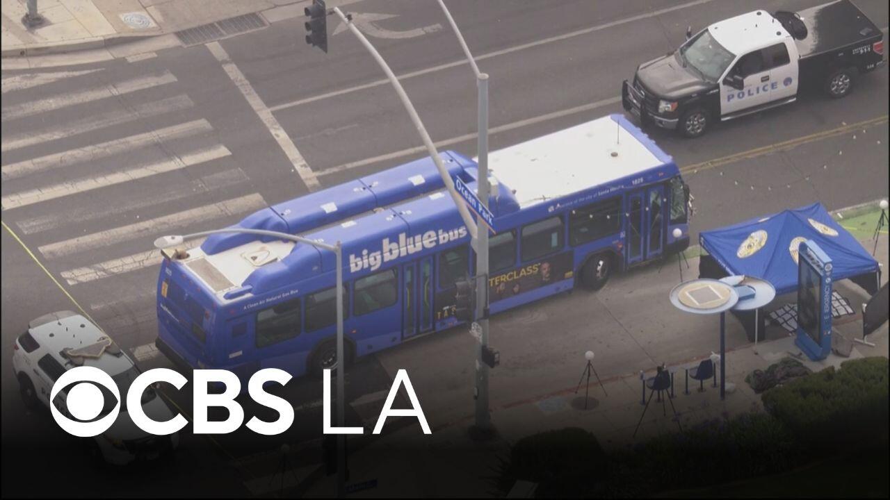 1 pedestrian killed in Santa Monica bus crash