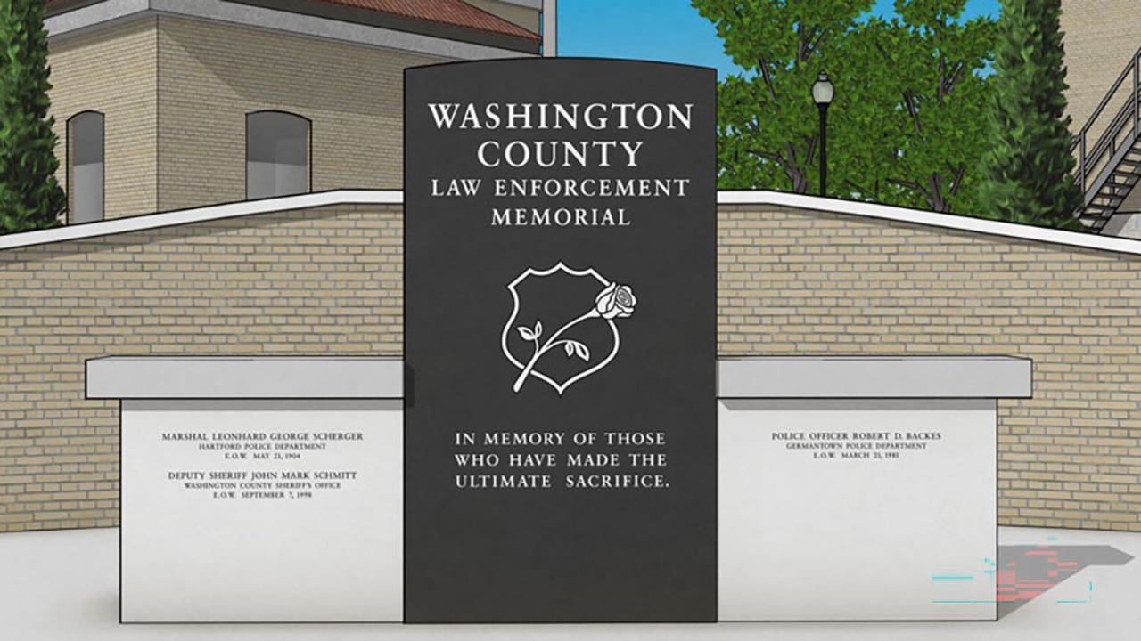 Washington County law enforcement officer memorial plans announced