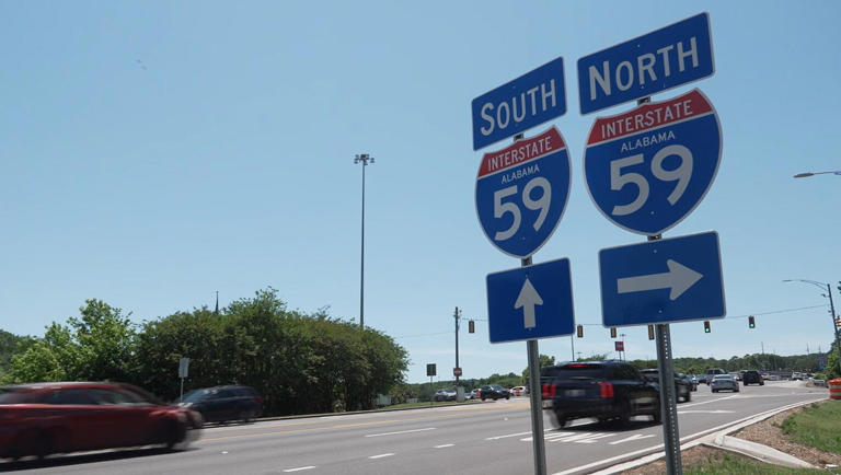 I-59 NB ramps at Chalkville Mountain Road closing Sunday