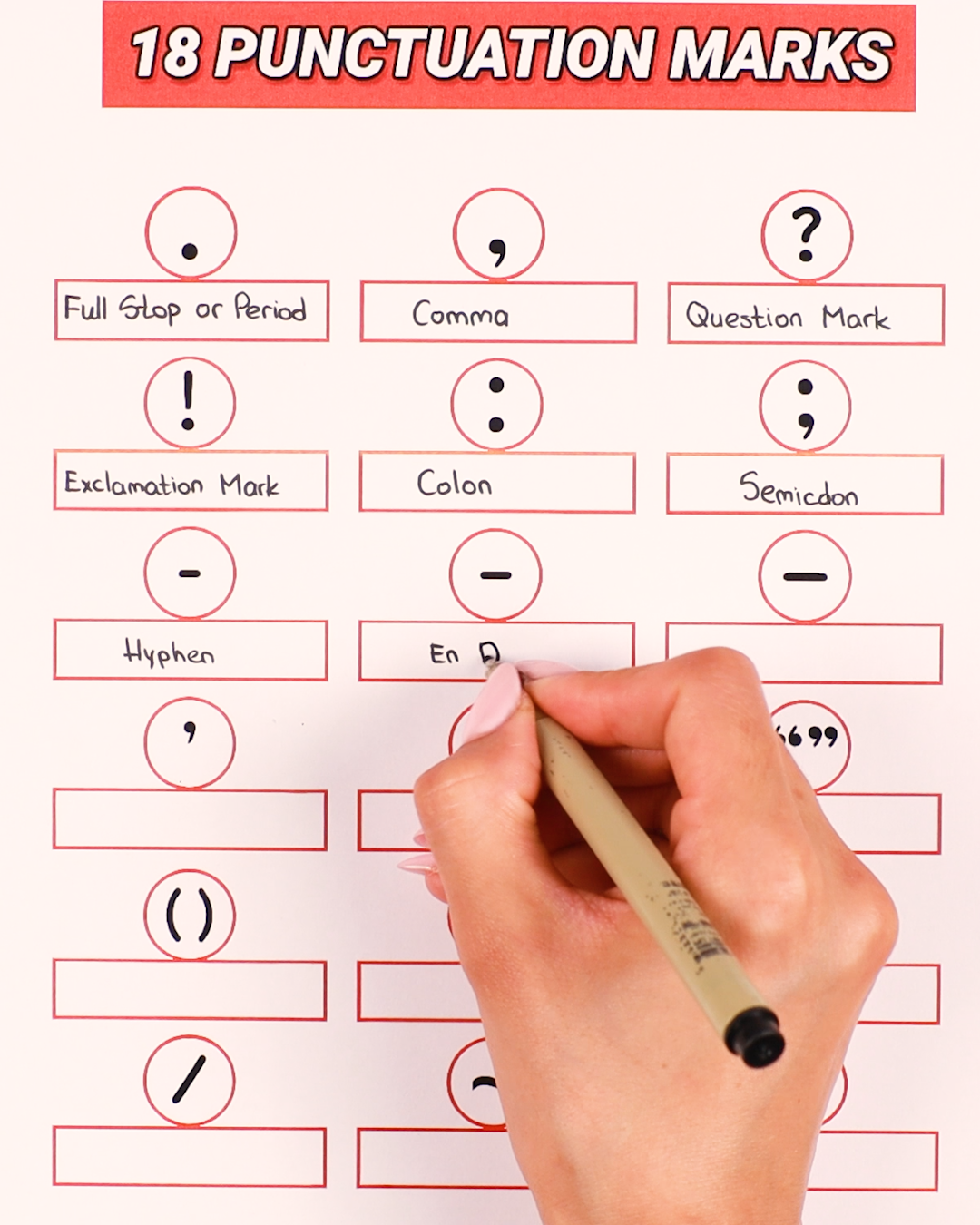 Guía sencilla de signos de puntuación⁉️