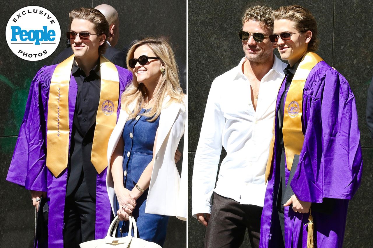 Reese Witherspoon and ex Ryan Phillippe reunite to celebrate son Deacon ...