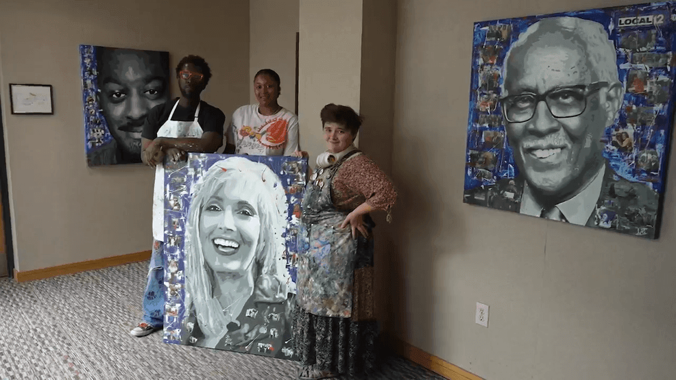 Local artist, cancer survivor honors Liz Bonis with tribute portrait ...