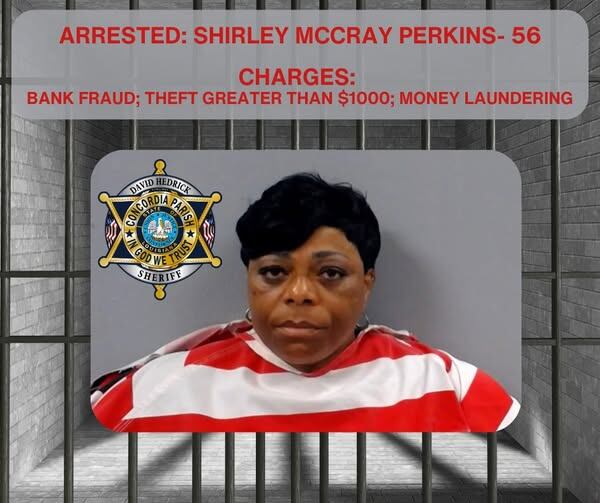 Ferriday woman arrested on bank fraud, money laundering charges, CPSO says