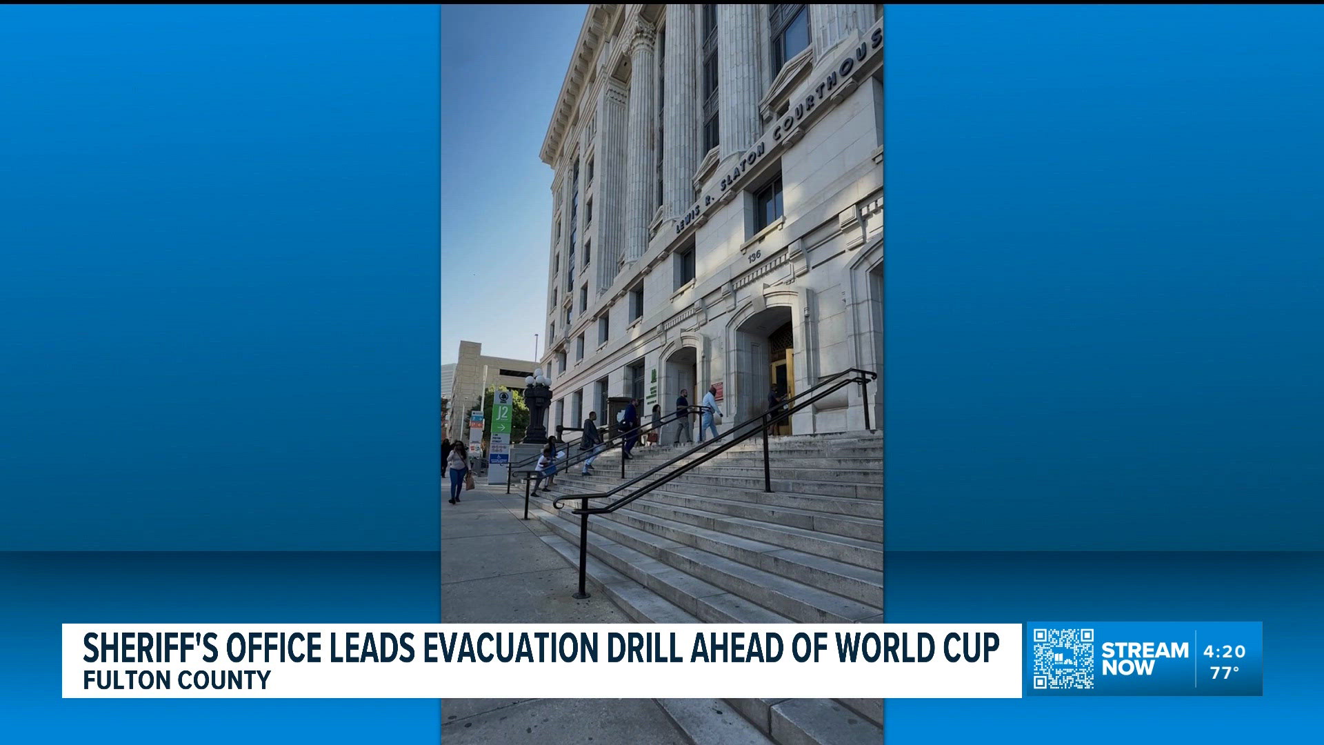 Fulton County Sheriff's Office leads evacuation drill ahead of World Cup