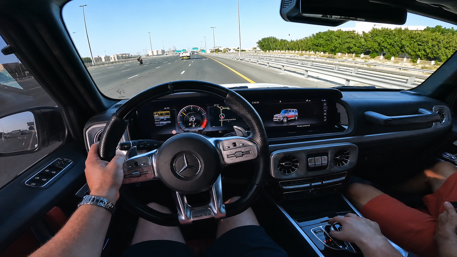POV test drive of the most powerful G Wagon
