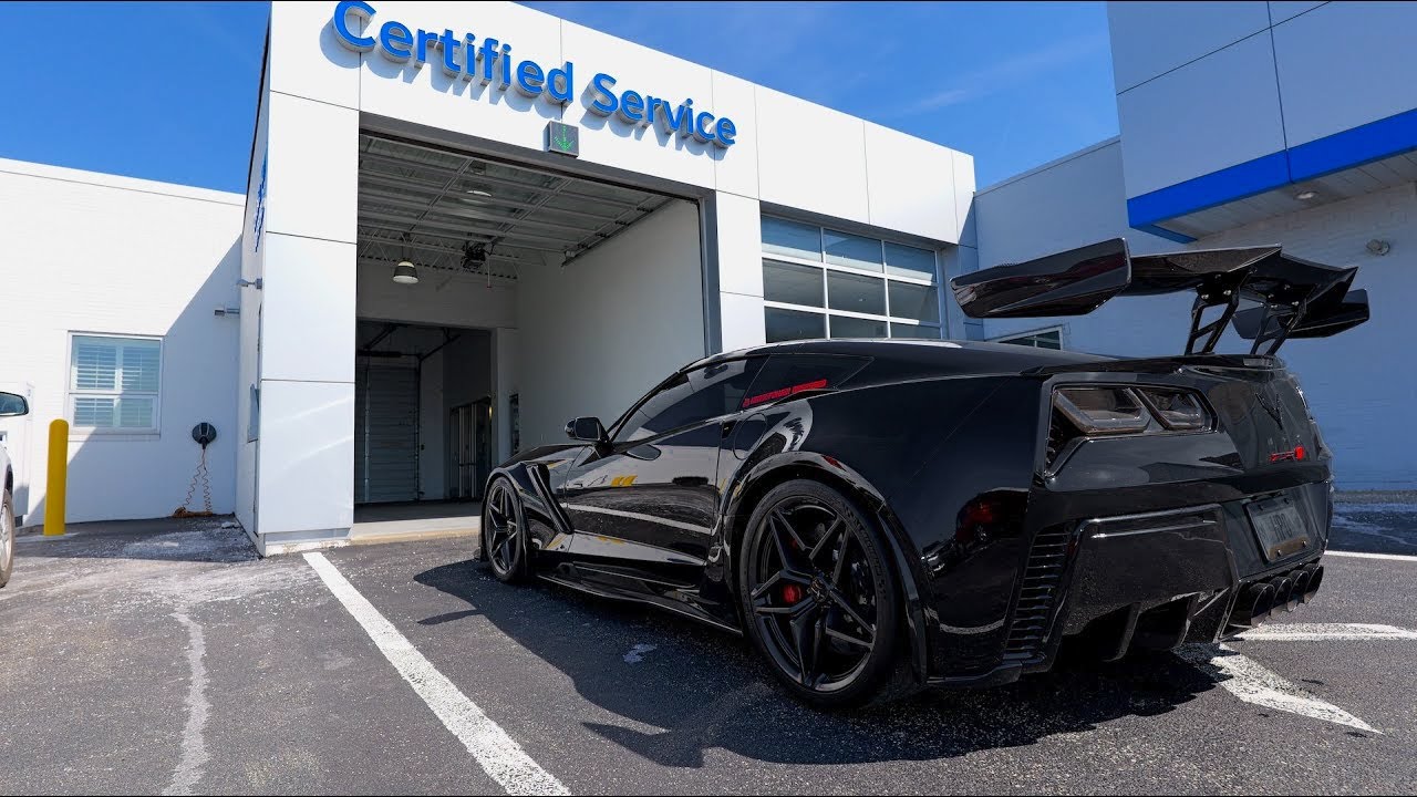 Back to the dealership for the Corvette ZR1