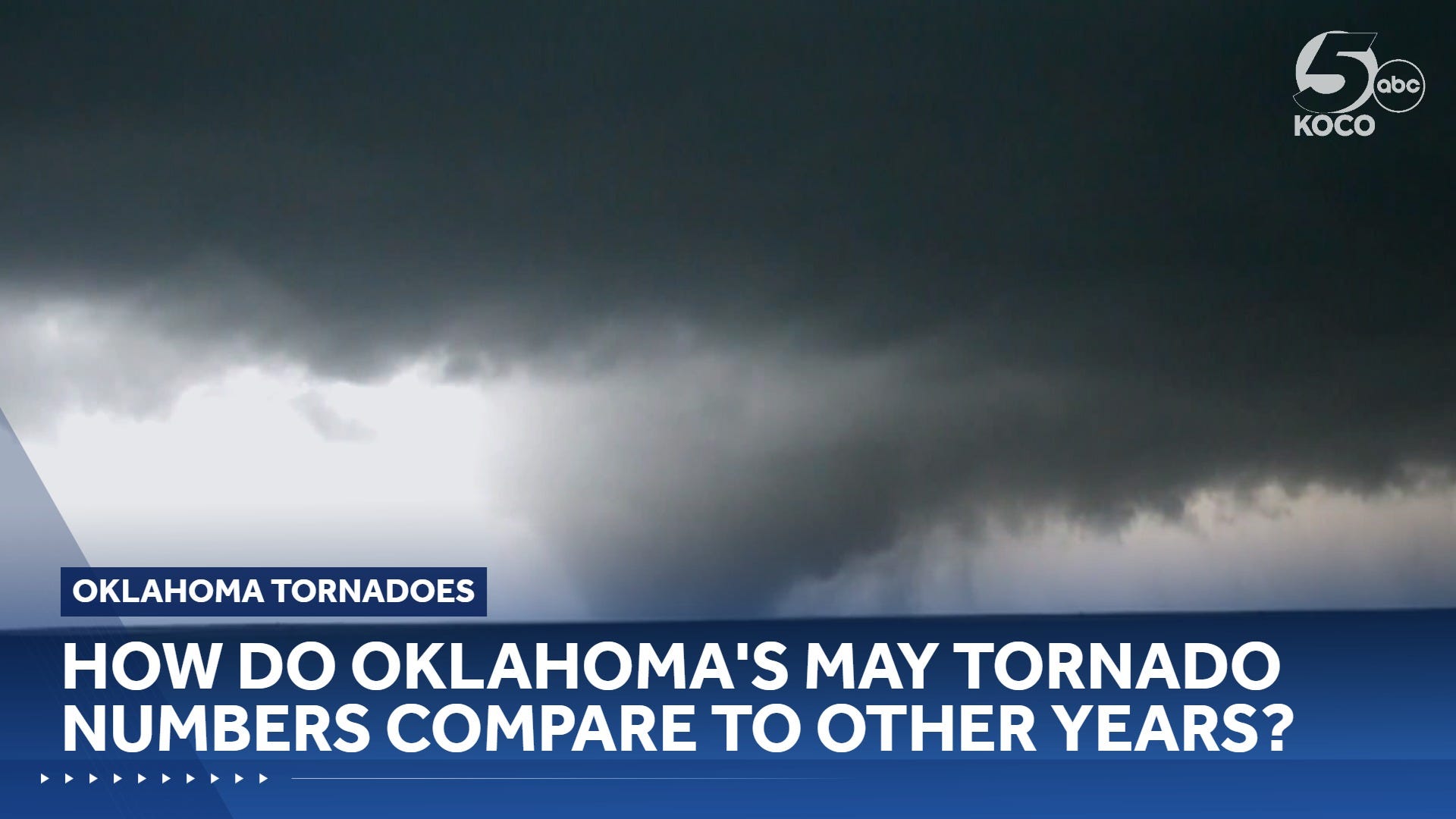 How do Oklahoma's May tornado numbers compare to other years?