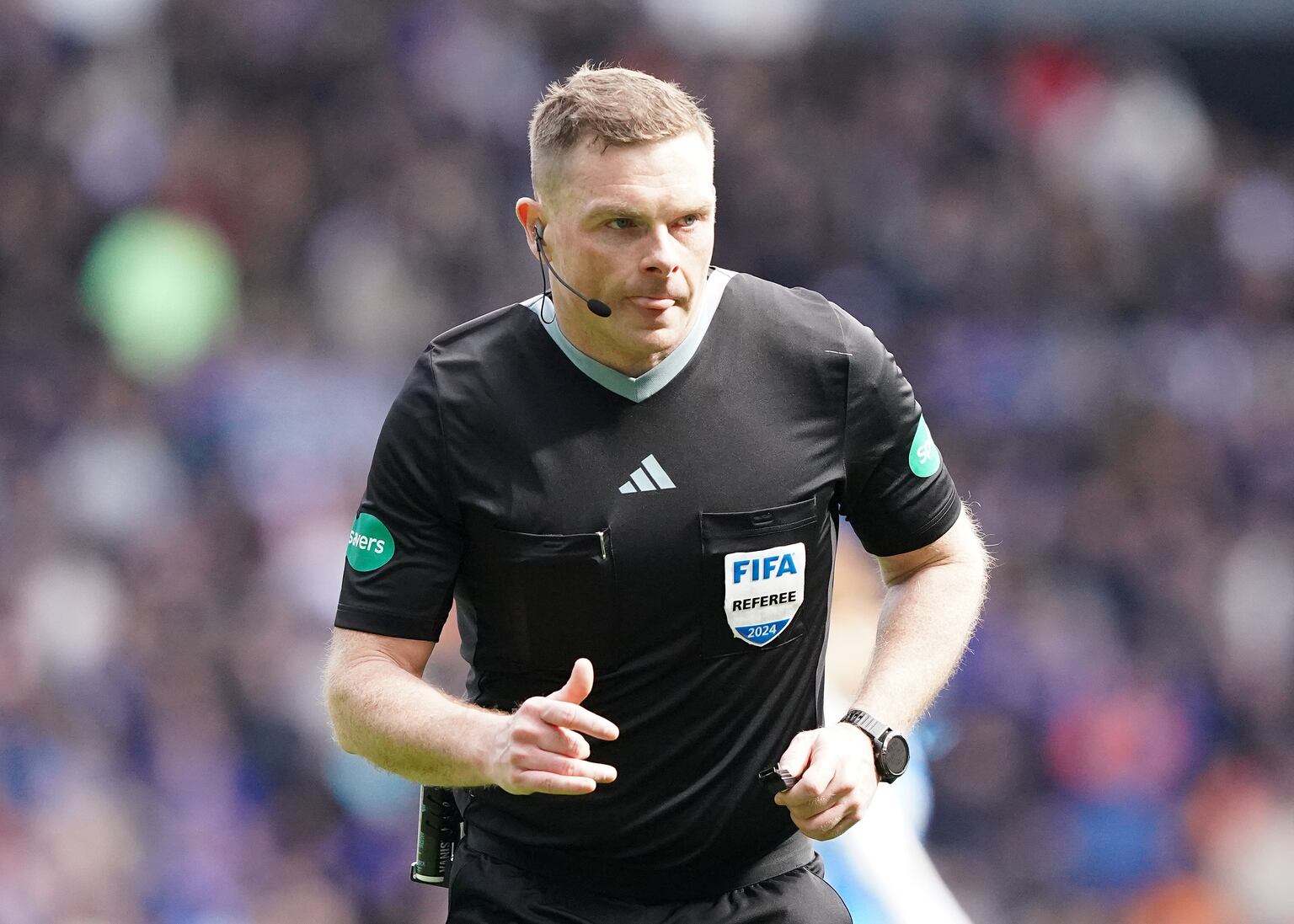 Man charged after referee John Beaton’s personal details leaked