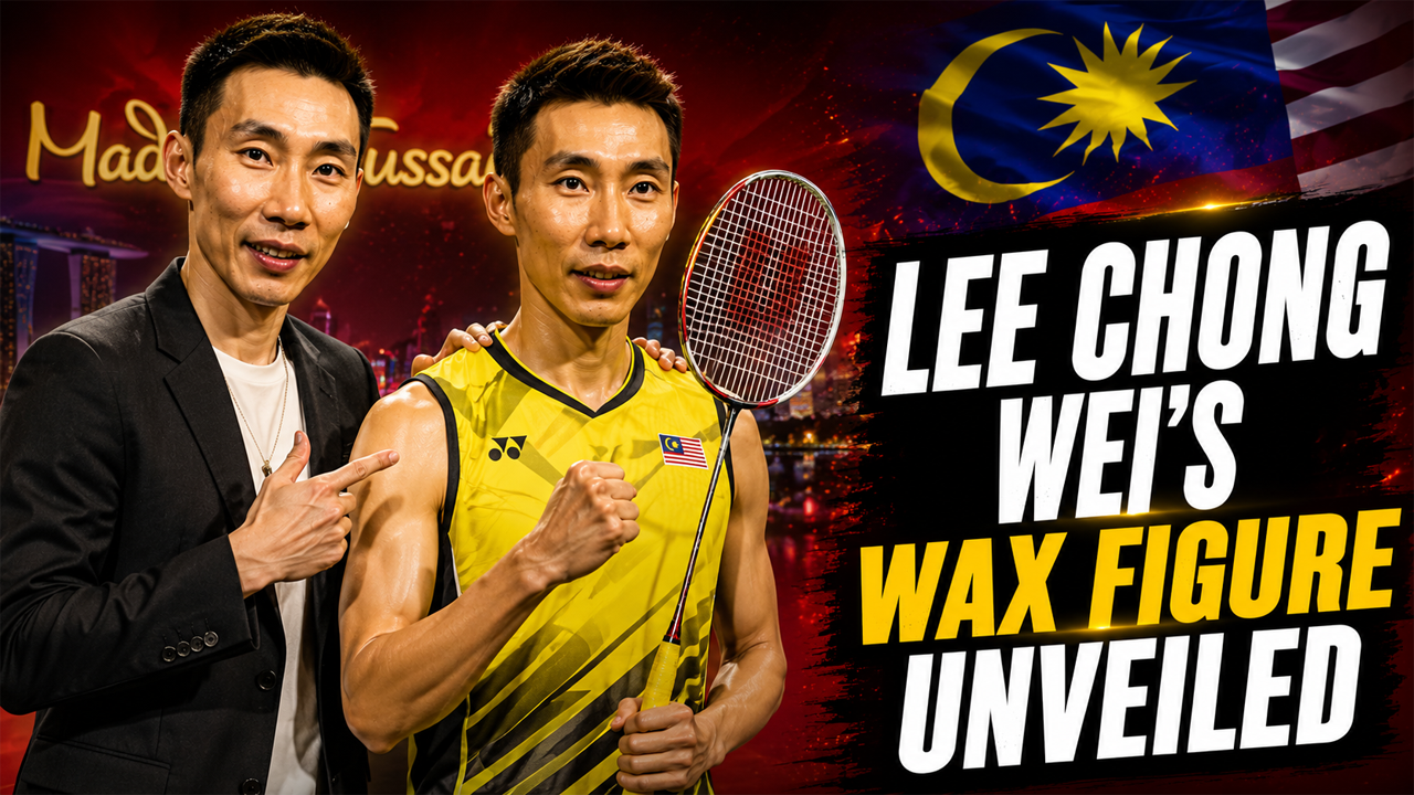 Lee Chong Wei’s wax figure reveal touched badminton fans