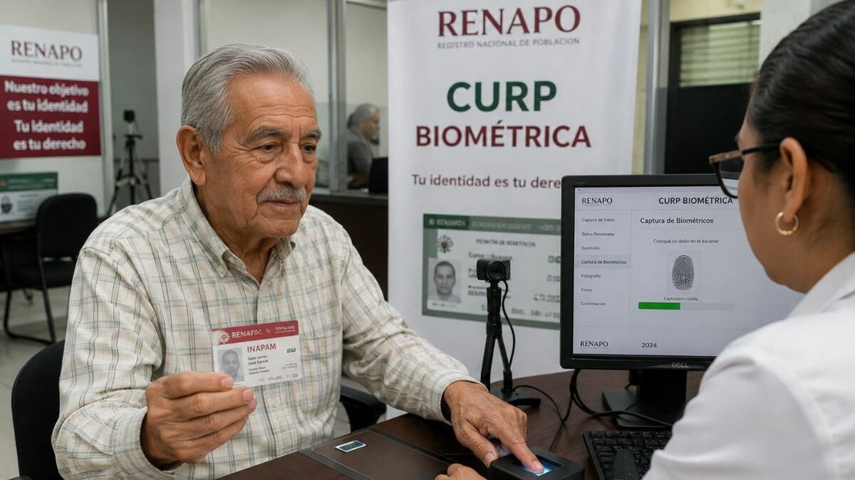 Adultos mayores con INAPAM podrán tramitar la CURP biométrica sin cita ...