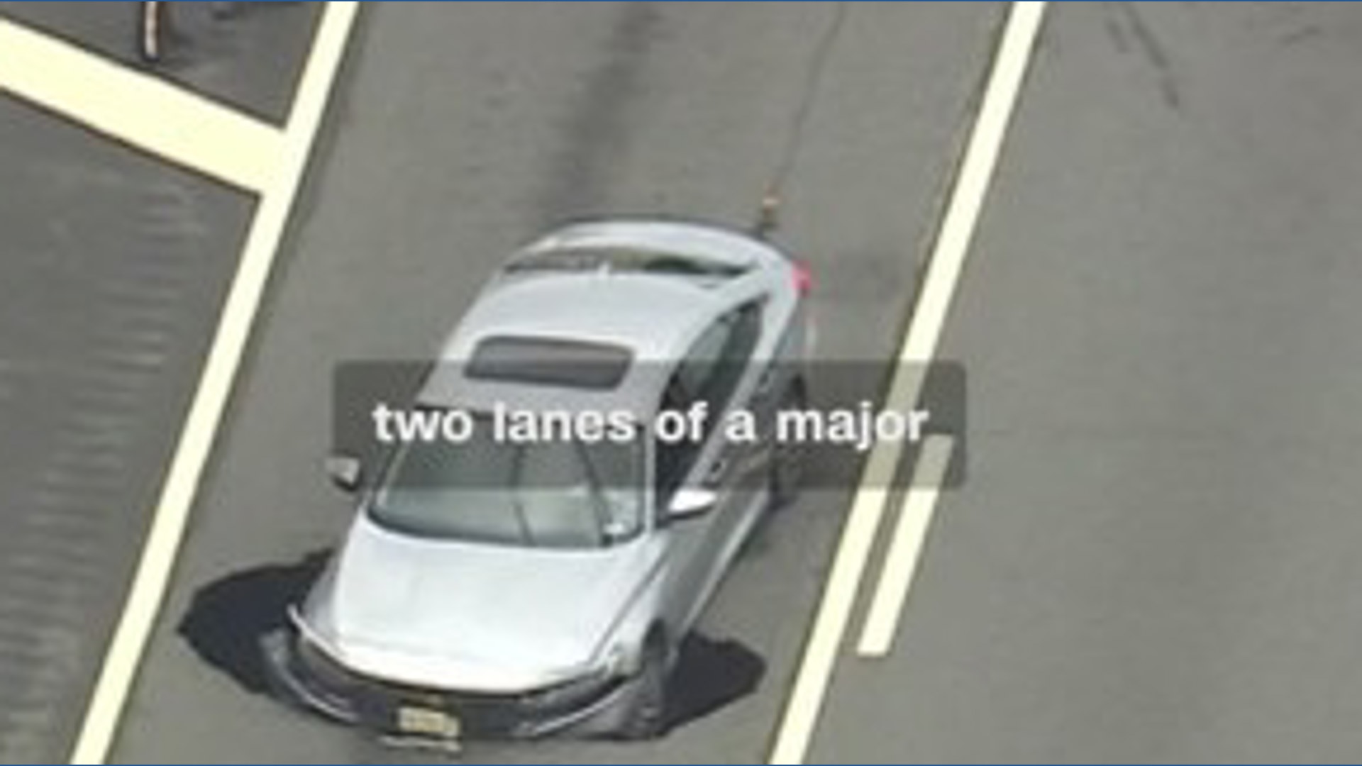 New York sinkhole traps car